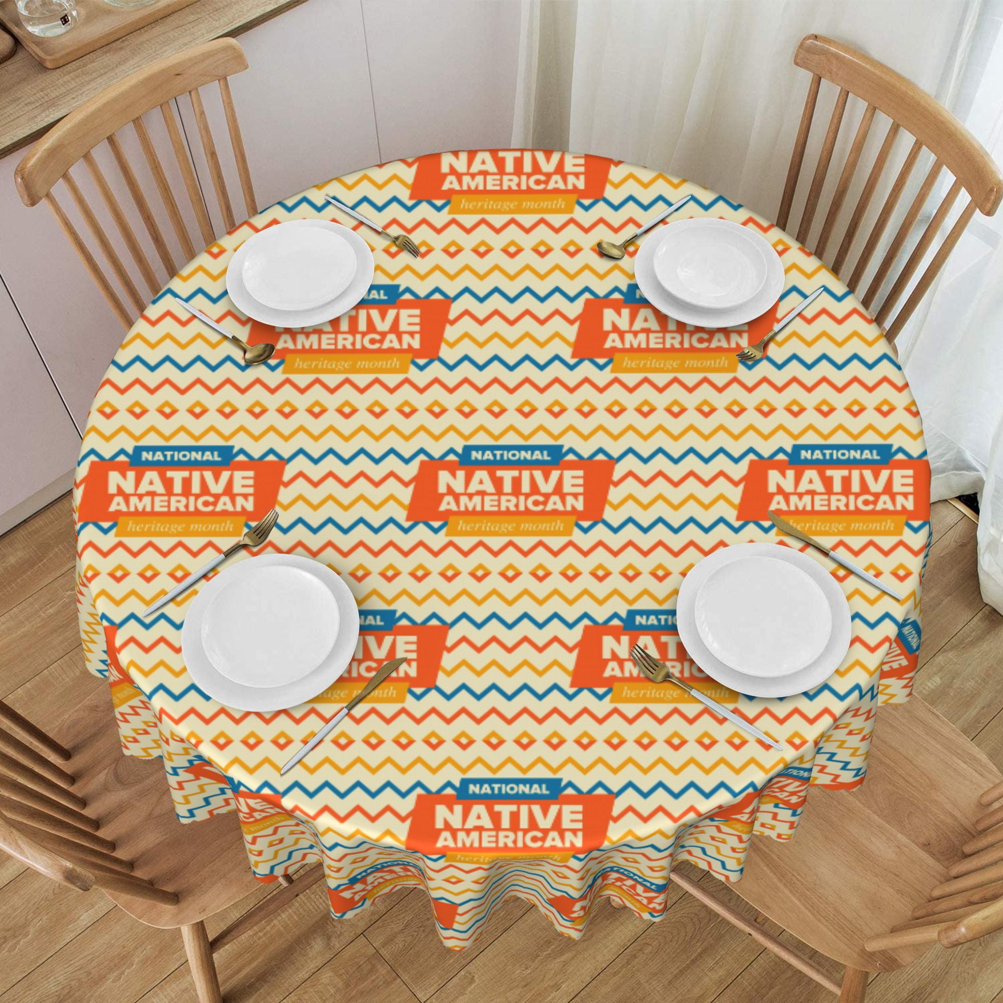 Native-American Heritage Month Indigenous Pride Circular Tablecloth ...
