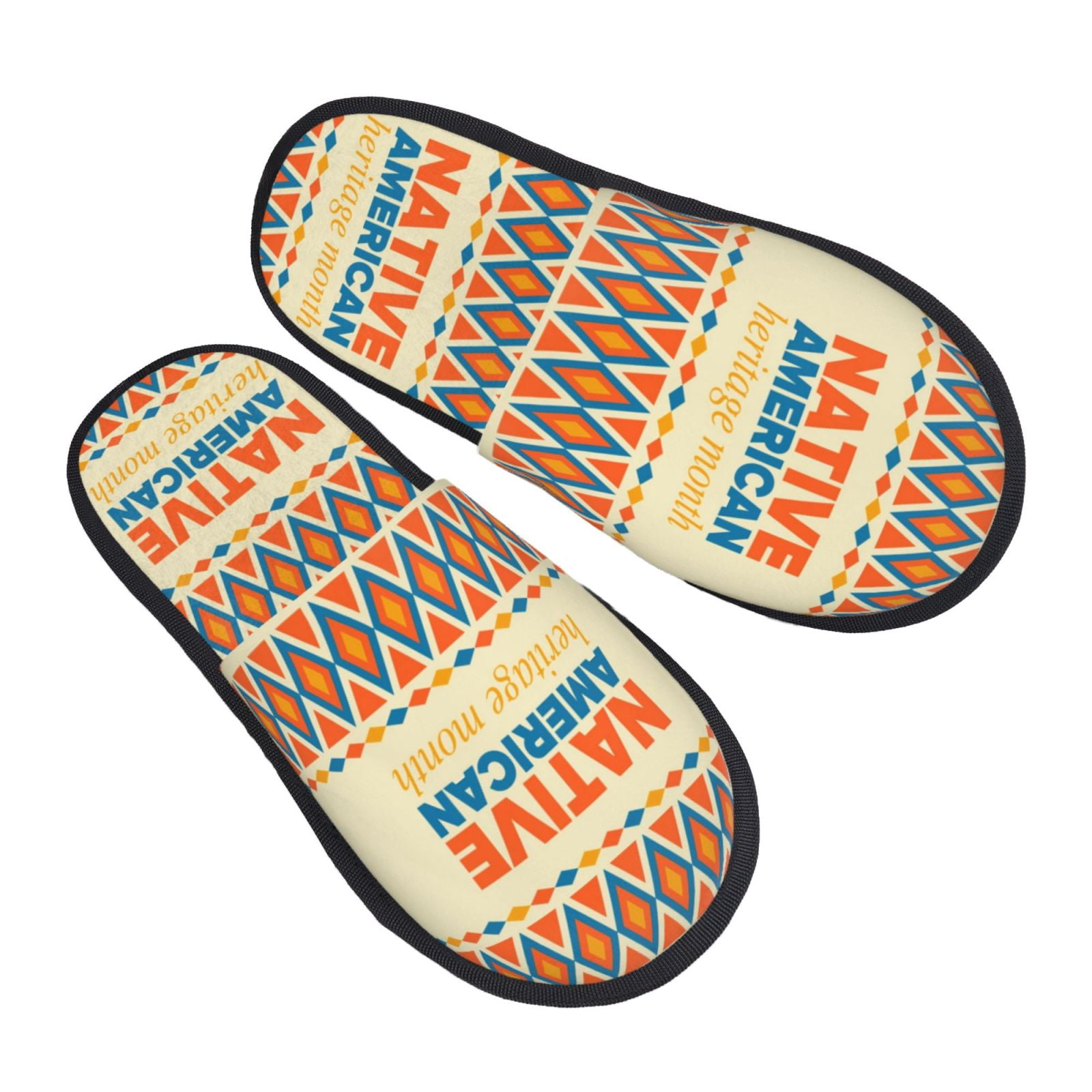 Native-American Heritage Month Indigenous Pride Furry Slippers Cozy Non ...