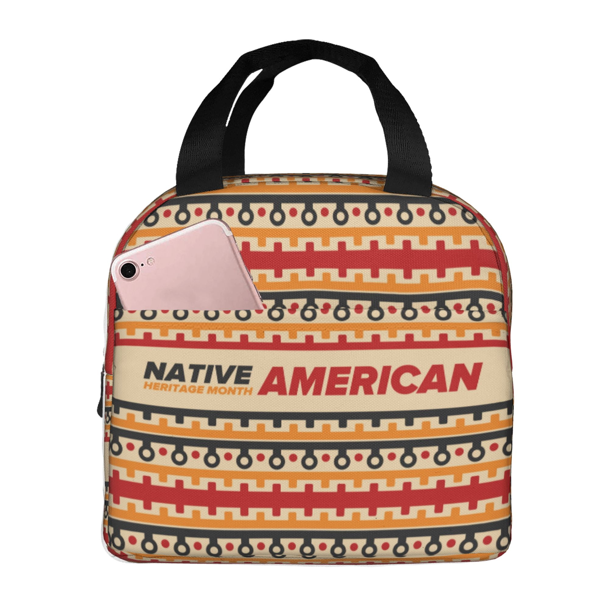 Native-American Heritage Month Lunch Bag Reusable Insulated Tote Box ...