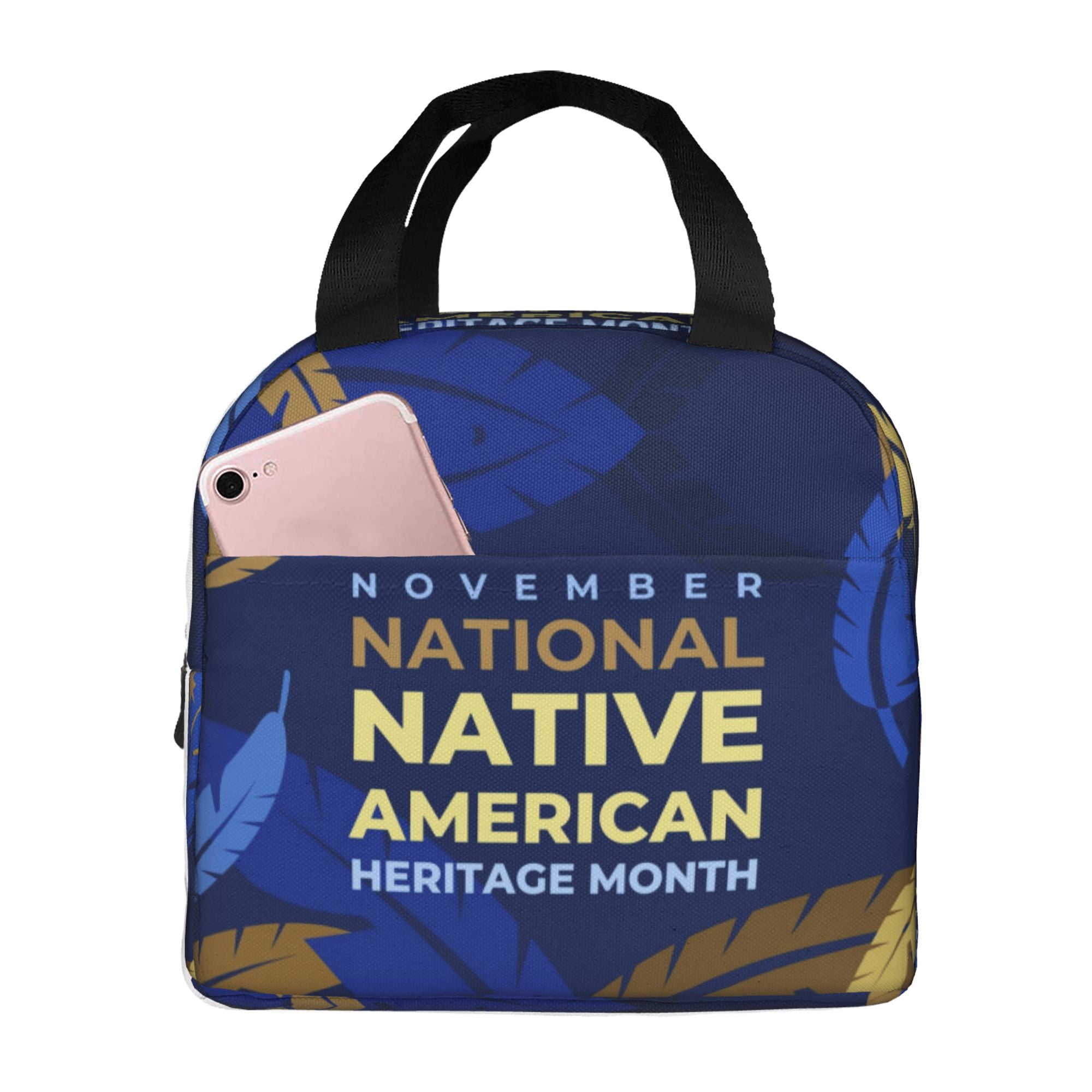 Native-American Heritage Month Lunch Bag Reusable Insulated Tote Box ...