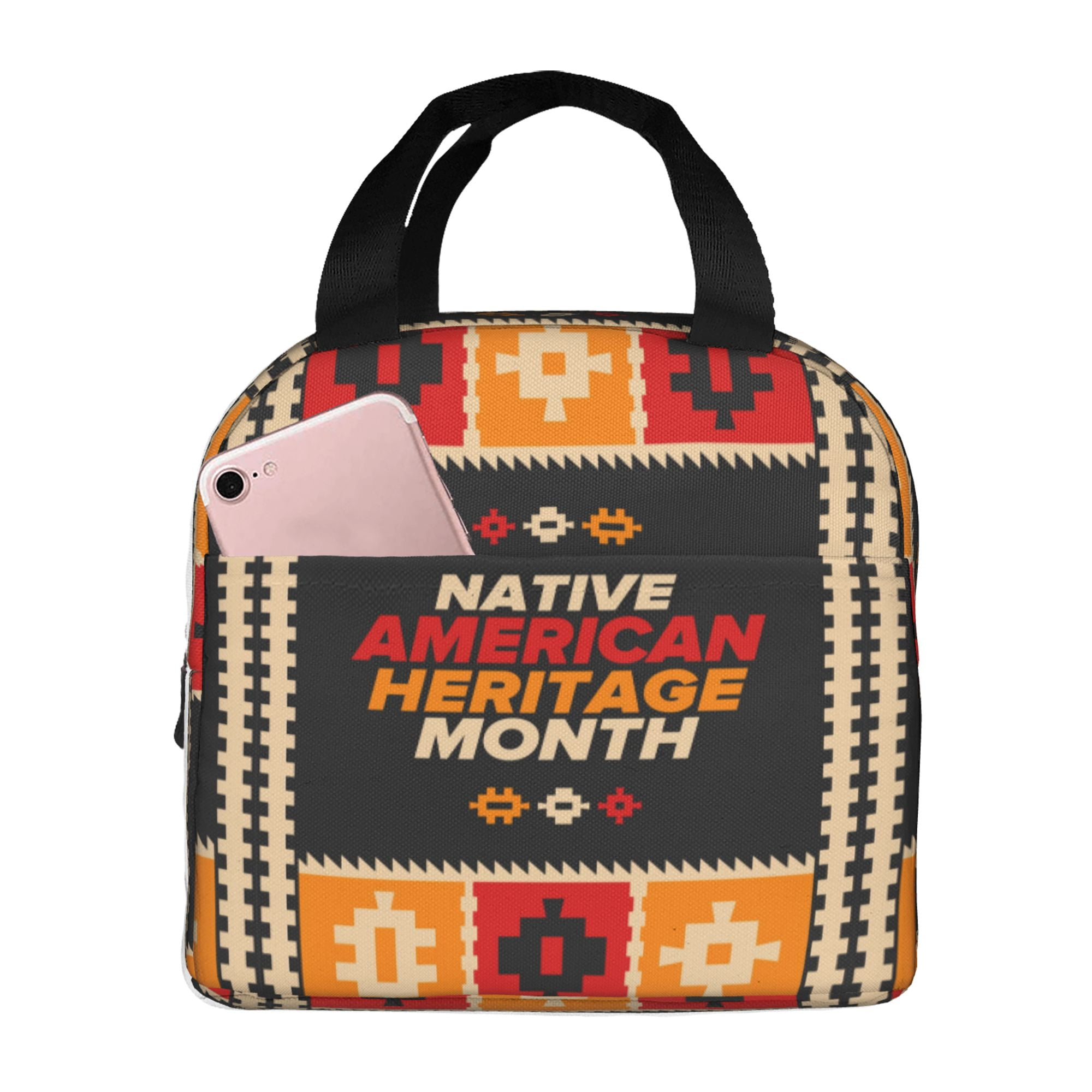 Native-American Heritage Month Lunch Bag Reusable Insulated Tote Box ...