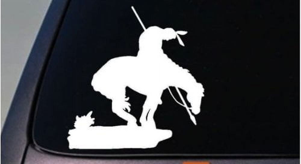 Native American Indian sticker decal End of Trail decal Buffalo *C539 ...