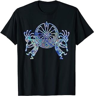 Native American KOKOPELLI - MAN IN THE MAZE 3 - Fan Fun T-Shirt ...