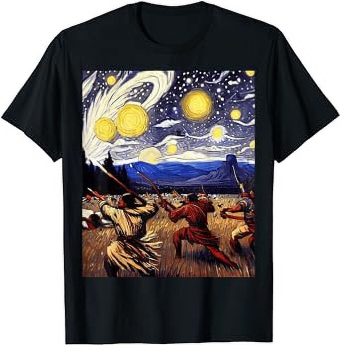 Native American Starry Night T-Shirt - Walmart.com