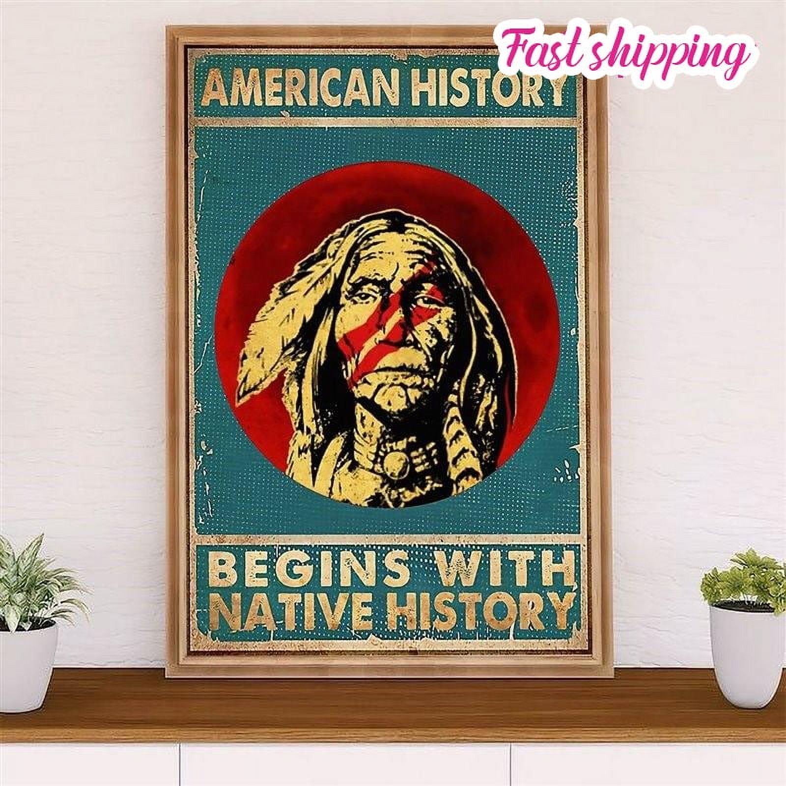 Native American Tribe American History American Indians Poster Wall Art ...