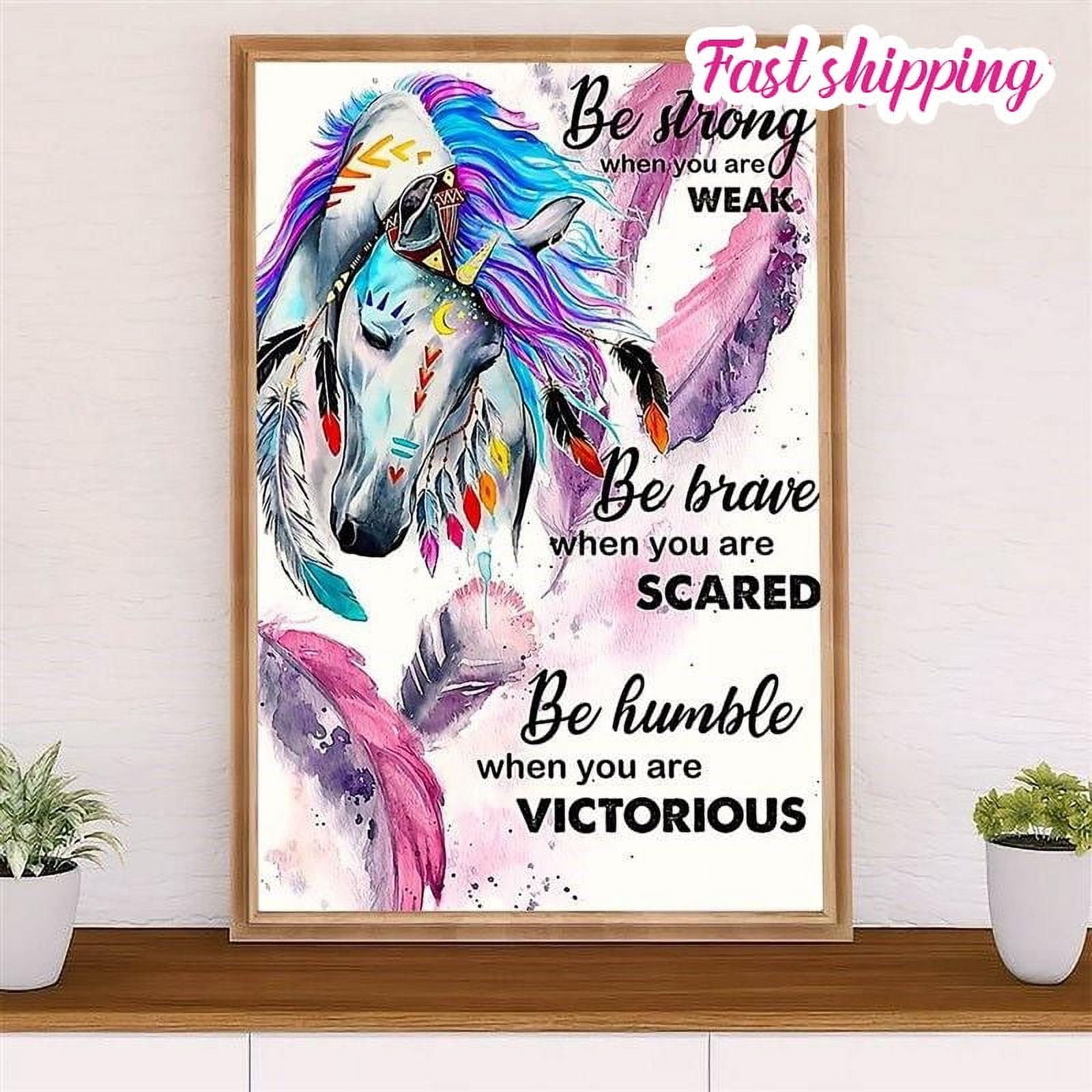 Native American Tribe Be Strong American Indians Poster Wall Art ...