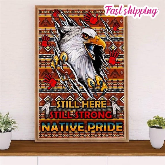 Native American Tribe Native Pride American Indians Poster Wall Art ...