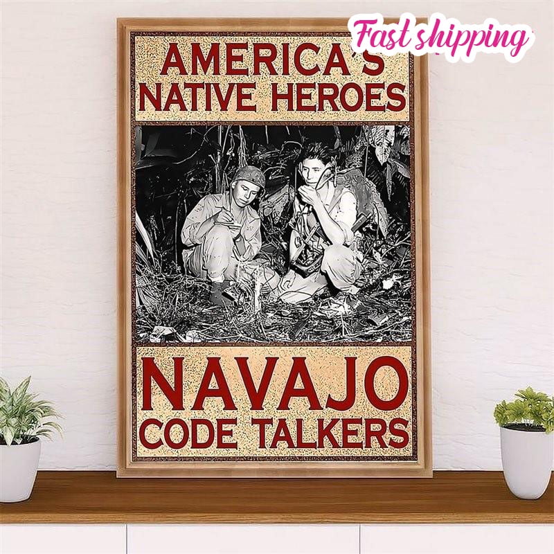 Native American Tribe Navajo Code Talkers American Indians Poster Wall ...