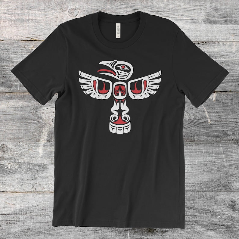 Native American Unisex T-Shirt, American Indian, Haida Shirt, Native ...