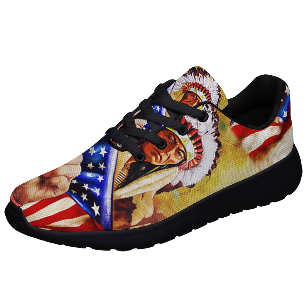 Native American flag Ancestor American flag Shoes Sneakers for Women ...