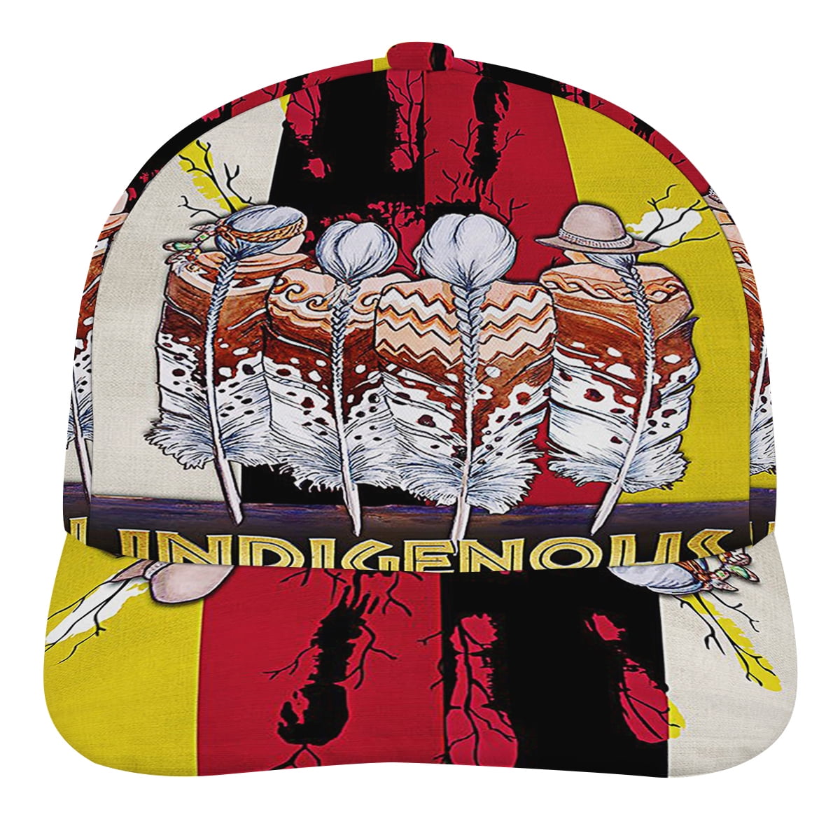 Native American flag Indigenous baseball cap hat - Walmart.com