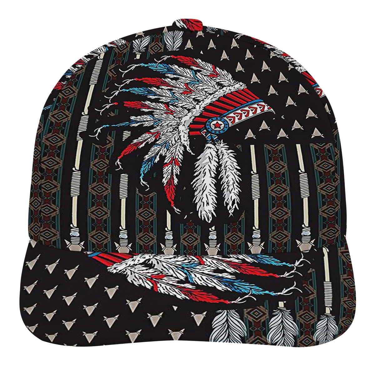 Native American flag baseball cap hat - Walmart.com