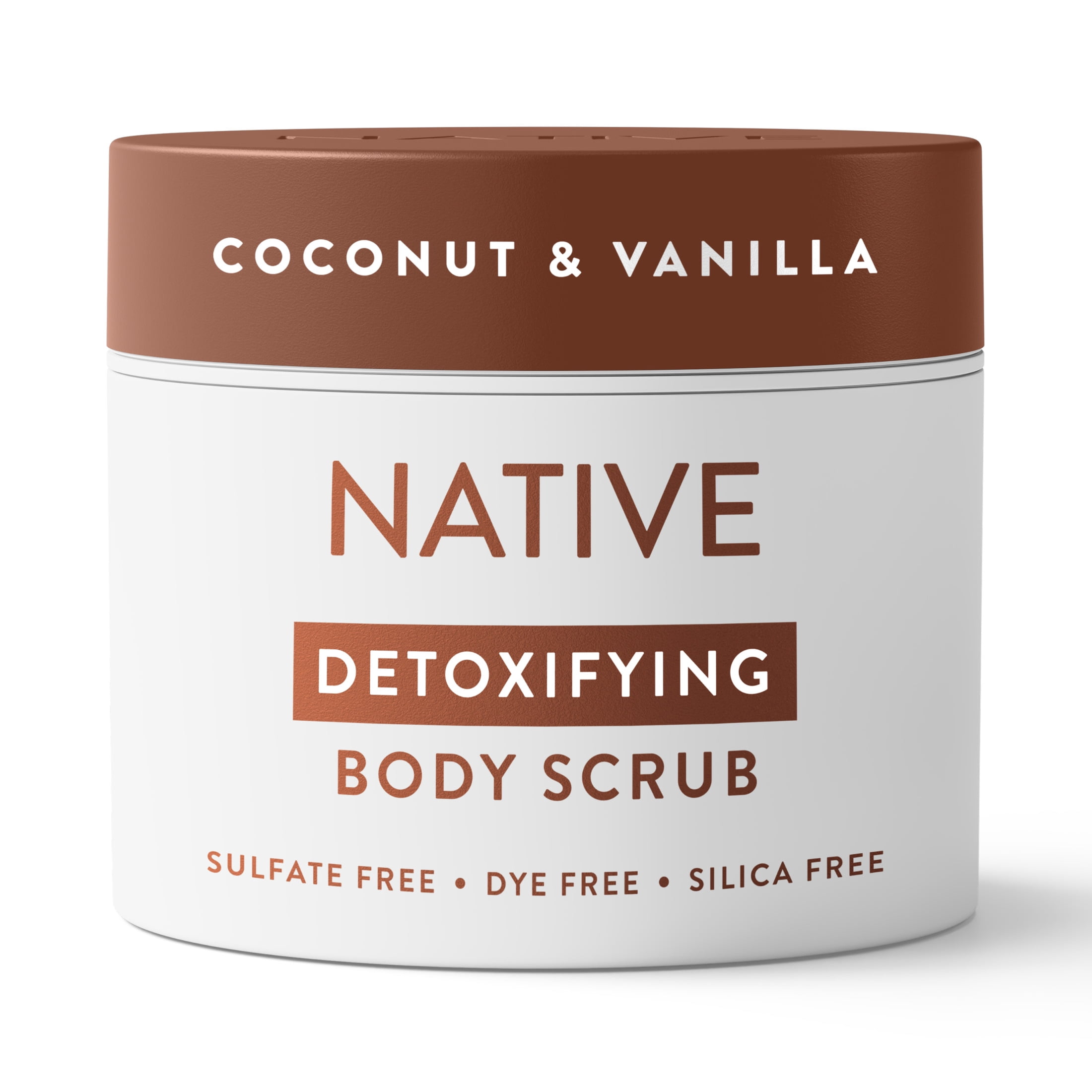 Native Detoxifying Body Scrub, Coconut & Vanilla, Gentle Exfoliation ...
