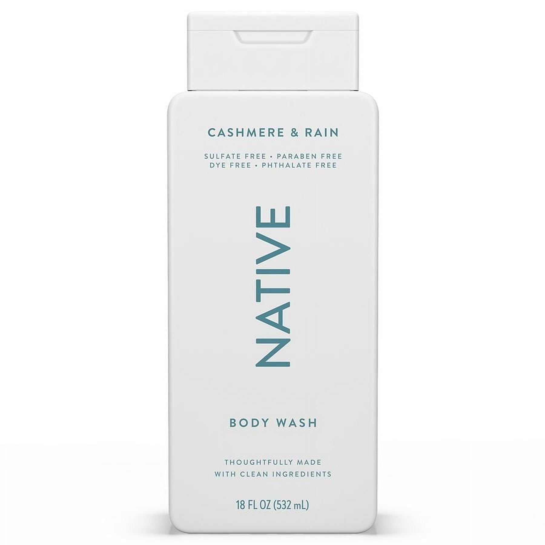 Native Body Wash Cashmere & Rain 18.0 fl oz Pack of 3 - Walmart.com