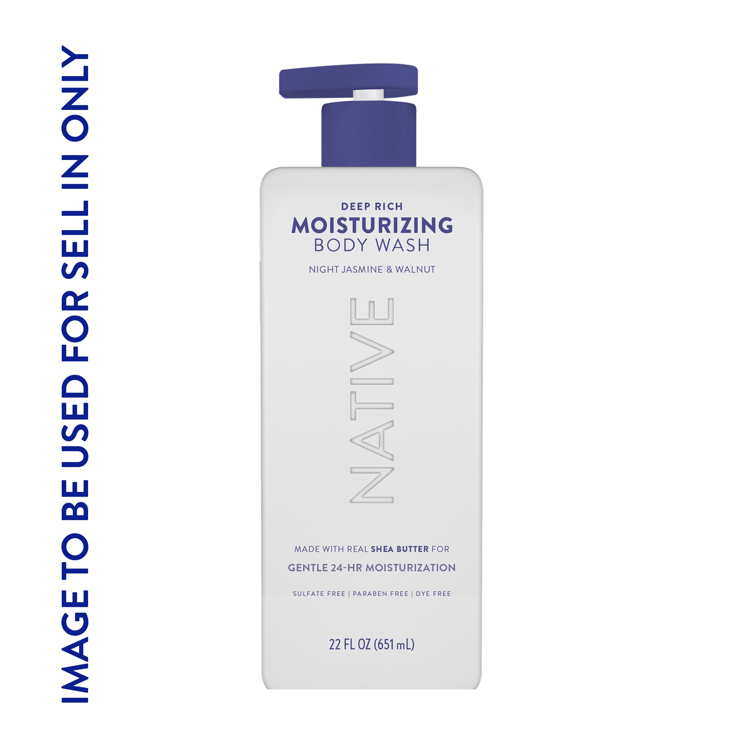 Native Body Wash Moisturizing Night Jasmine & Walnut - Walmart.com