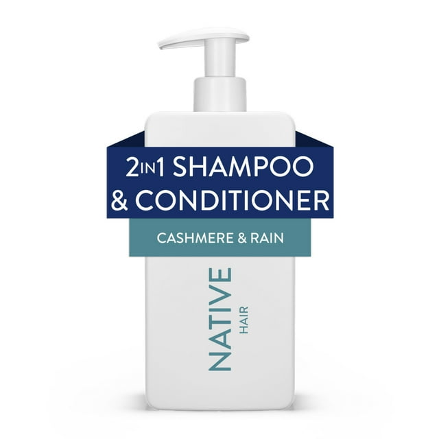 Native 2n1 Shampoo and Conditioner, Cashmere and Rain, Sulfate Free, 16 ...