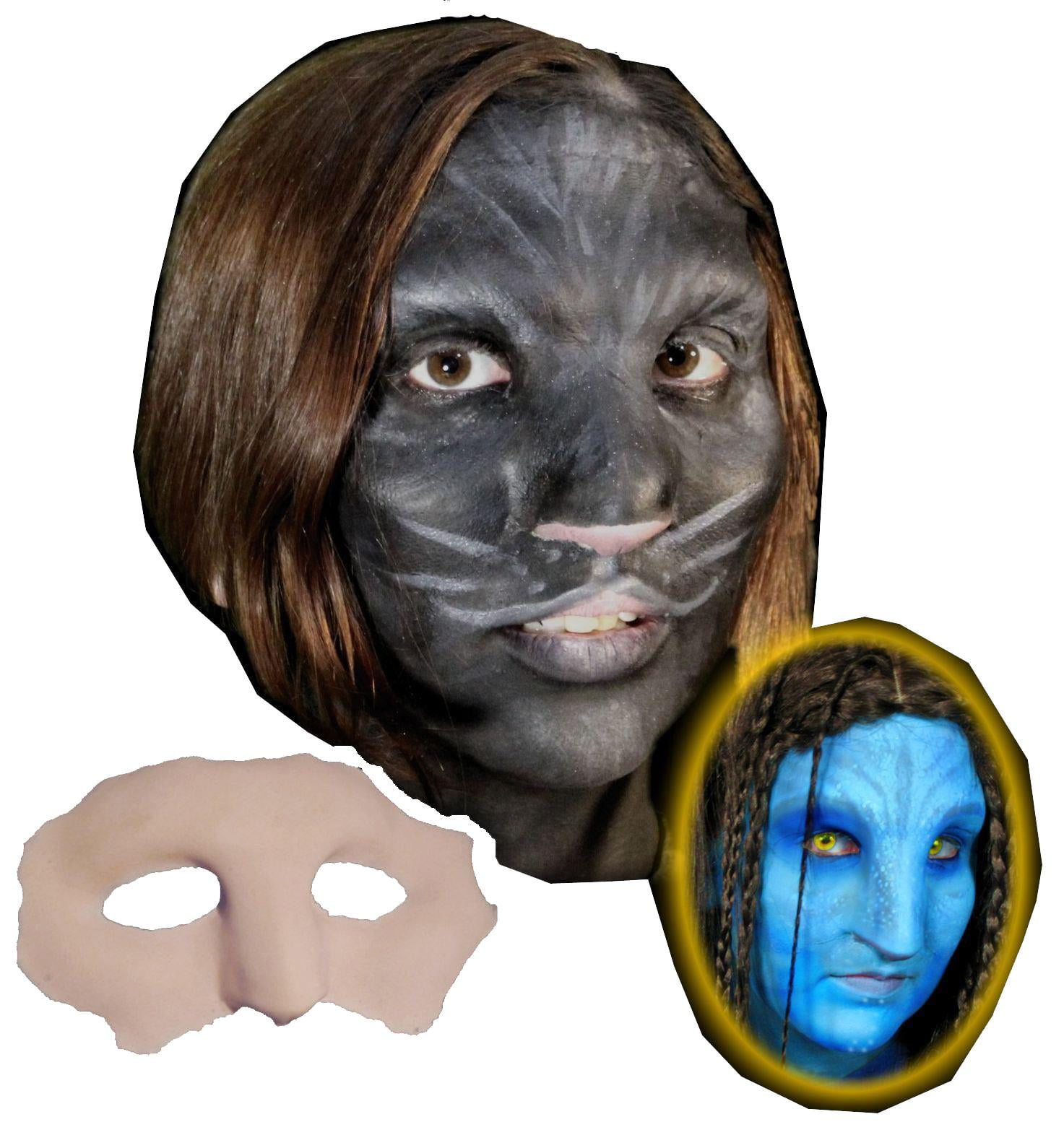 Native Cat Face Foam Latex Prosthetic Theater Appliance - Walmart.com