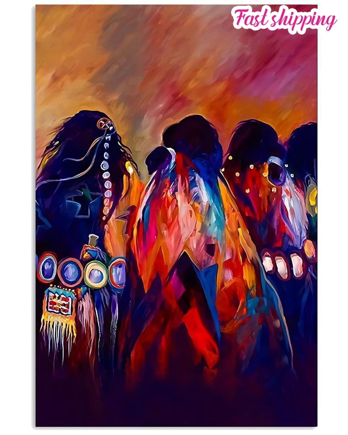 Native Clan Water Art Poster Wall Art Vertical 11 x 17 Inch Poster ...