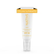 Native Coconut & Pineapple Mineral Sunscreen Lotion SPF 30, 5.0 oz ...
