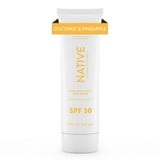 Native Dermatologist-Tested Mineral Sunscreen Lotion, Coconut ...