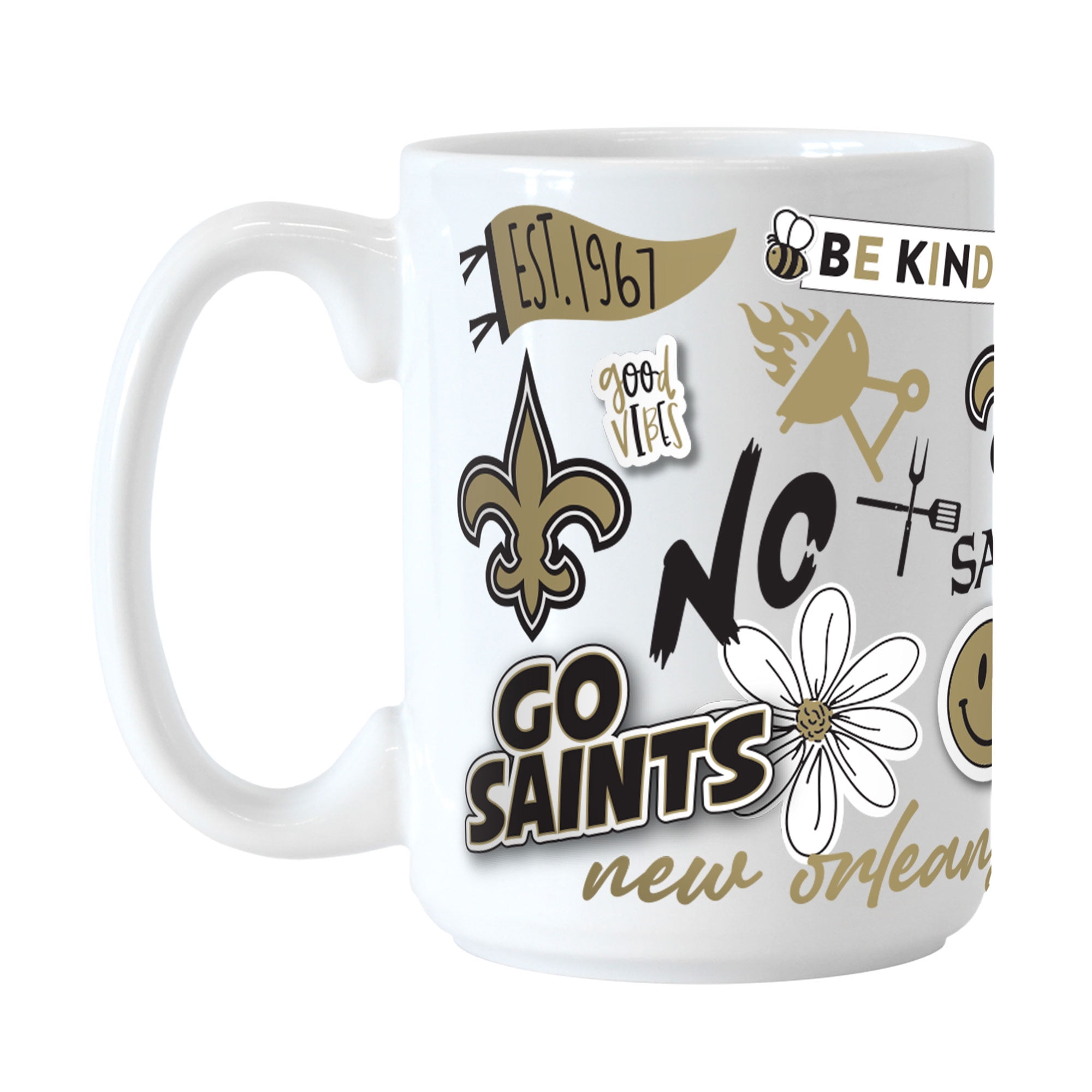New Orleans Saints 15oz. Native Ceramic Mug - Walmart.com