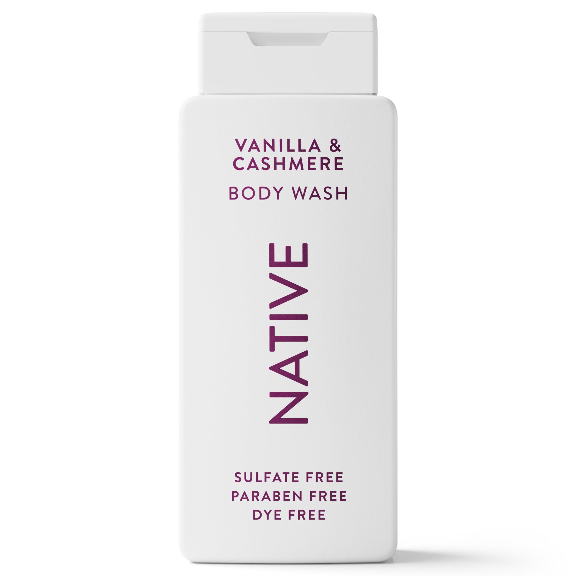 Native Body Wash, Vanilla & Cashmere, Sulfate Free, for Women & Men, 18 ...