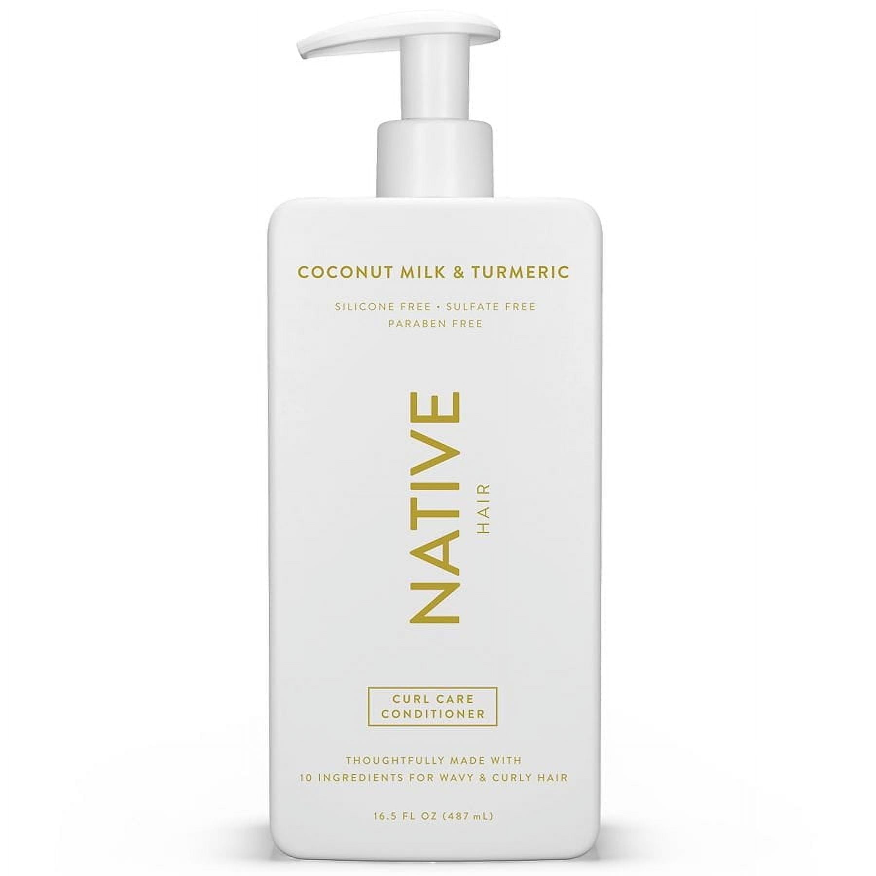 Native Curl Care Conditioner Coconut Milk & Turmeric 16.5 fl oz Pack of ...