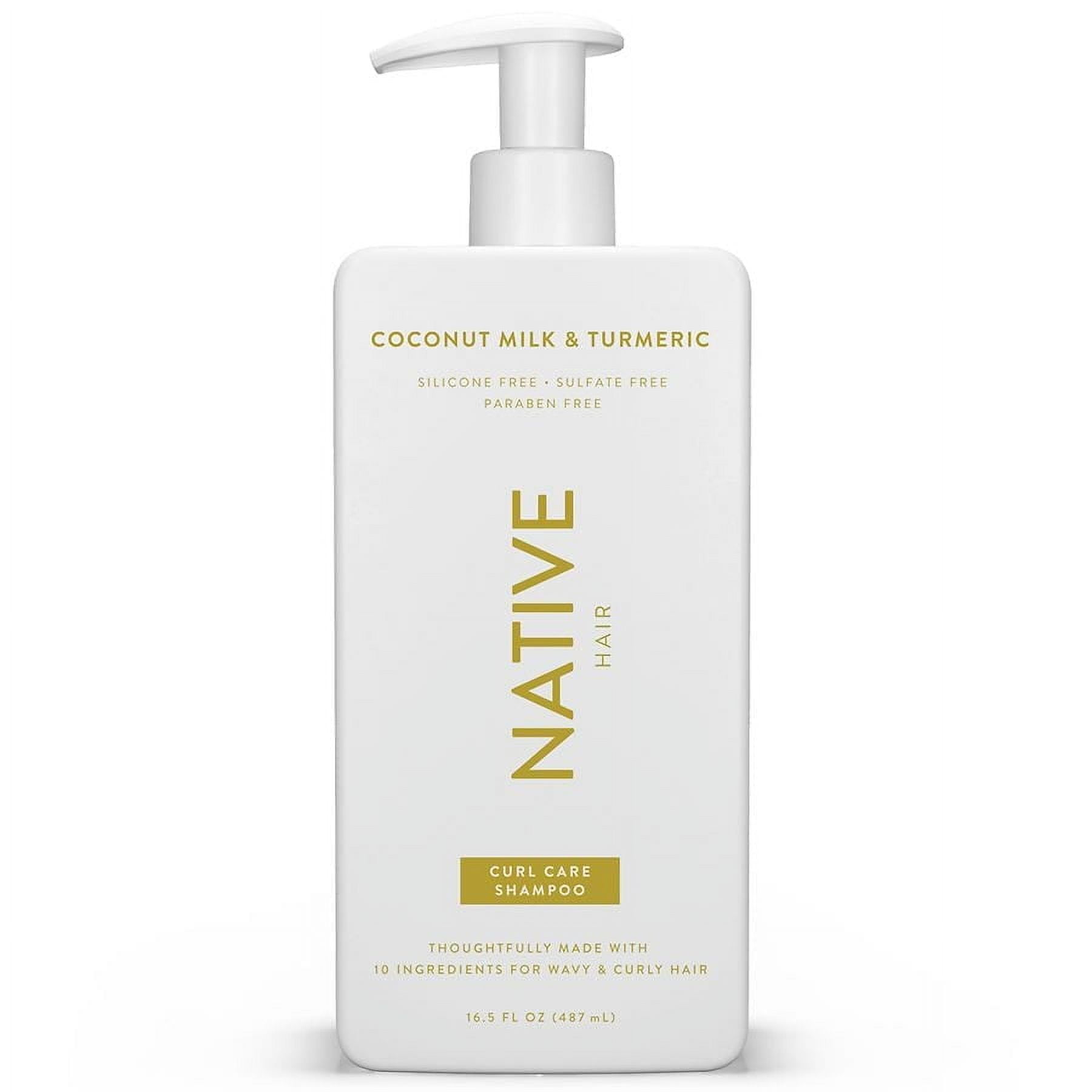 Native Curl Care Shampoo Coconut Milk & Turmeric 16.5 fl oz Pack of 3 ...