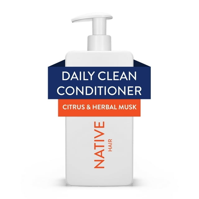 Native Daily Clean Conditioner, Citrus & Herbal Musk, Sulfate Free, for ...