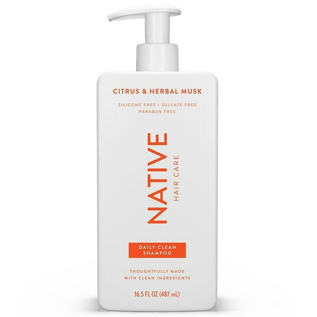 Native Daily Clean Shampoo Citrus Herbal Musk 16.5 fl oz - Walmart.com