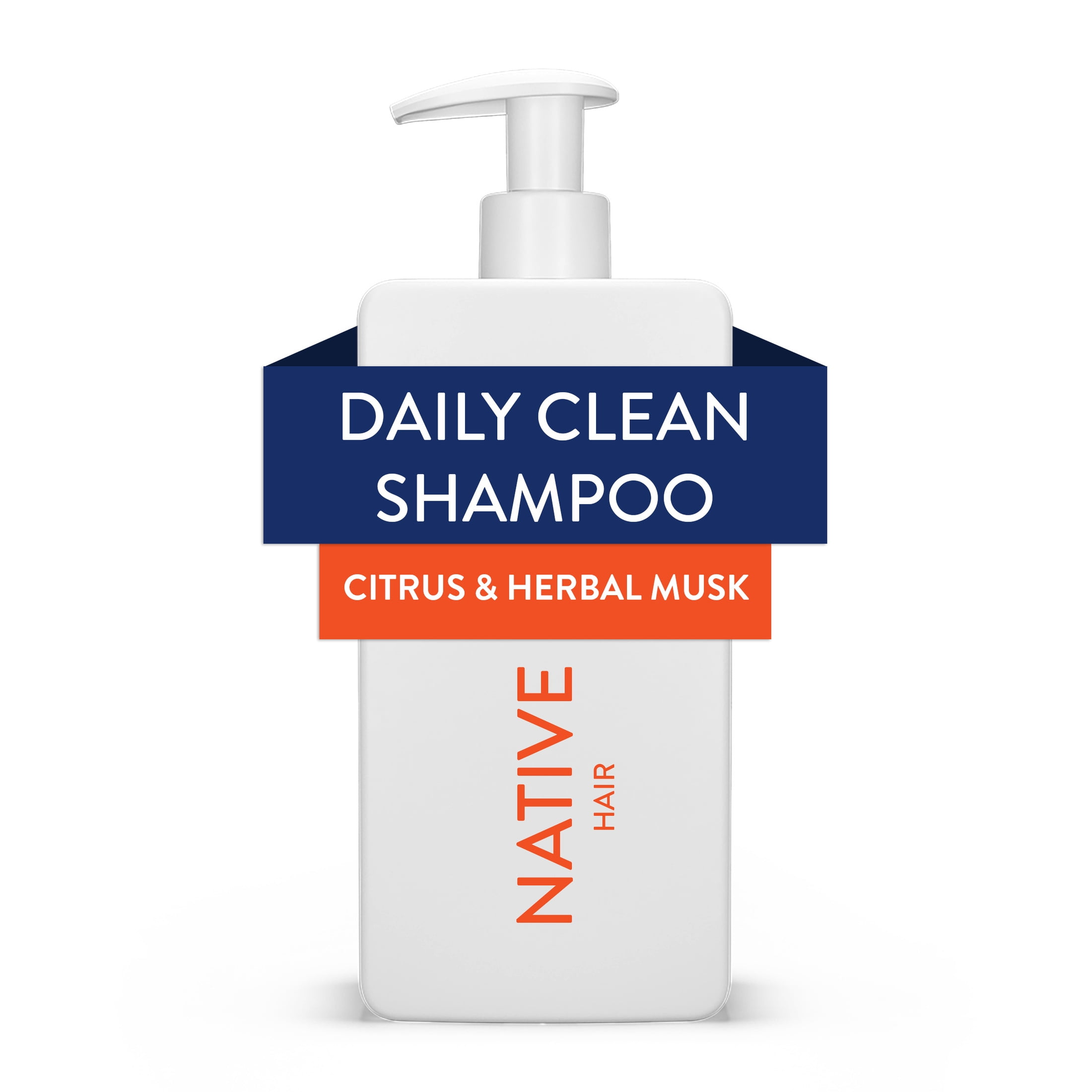 Native Daily Clean Shampoo, Citrus & Herbal Musk, Sulfate Free, for Men ...
