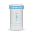 Native Deodorant, Aluminum Free, Powder & Cotton, for Women and Men, 2. ...