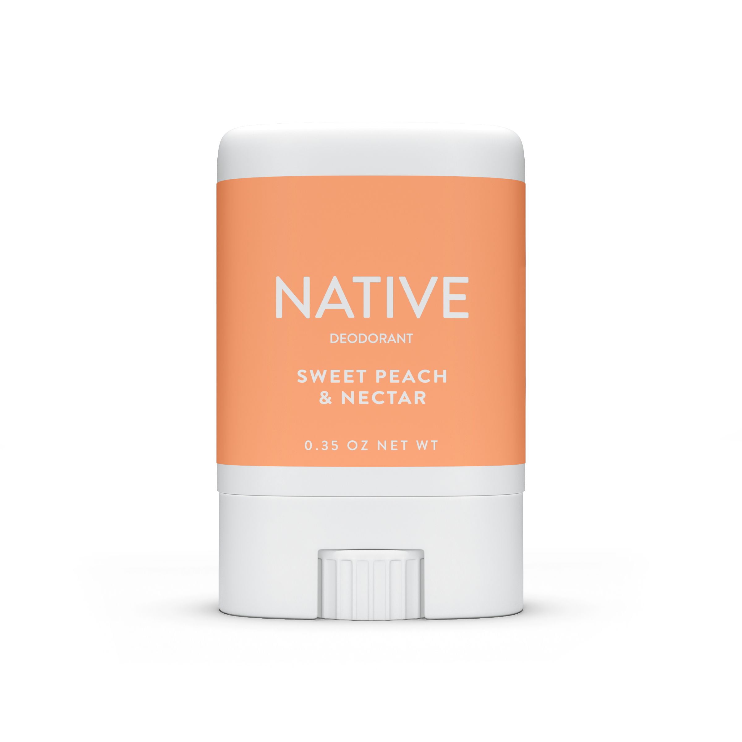 Native Deodorant Sweet Peach & Nectar Mini Travel Size 0.35 oz Aluminum ...