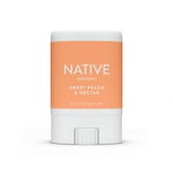 Native Deodorant Sweet Peach & Nectar Mini Travel Size 0.35 oz Aluminum ...