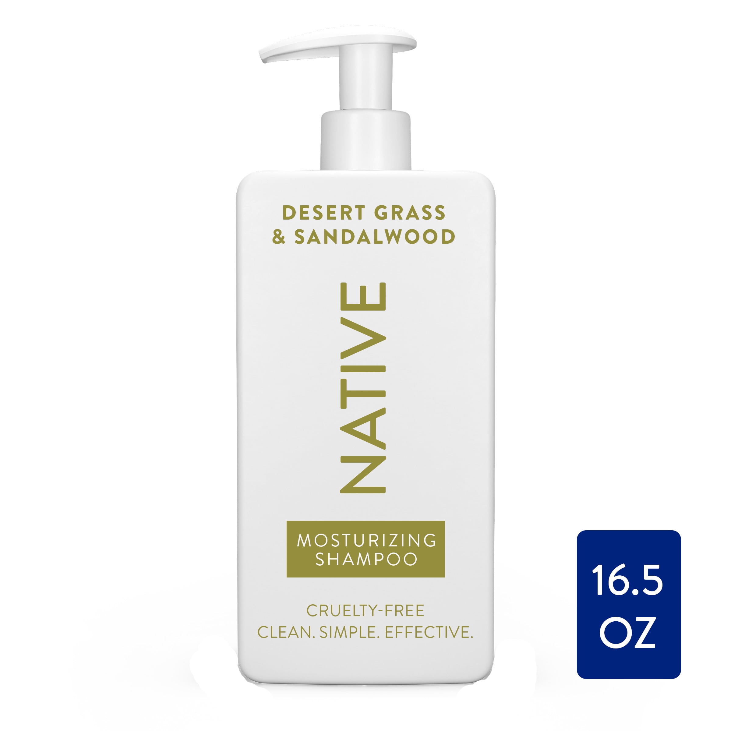 Native Sulfate Free Shampoo, Desert Grass and Sandalwood, Moisturizing ...