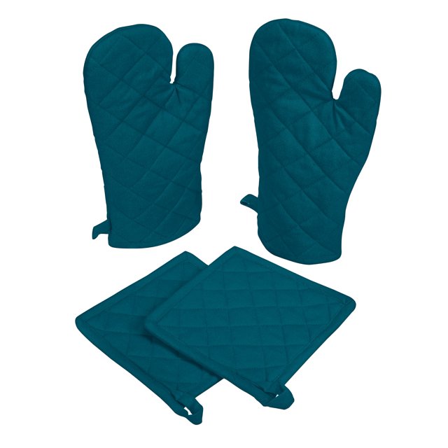 Native Fab Kitchen Potholders & Oven Mittens - 100% Cotton, Heat ...