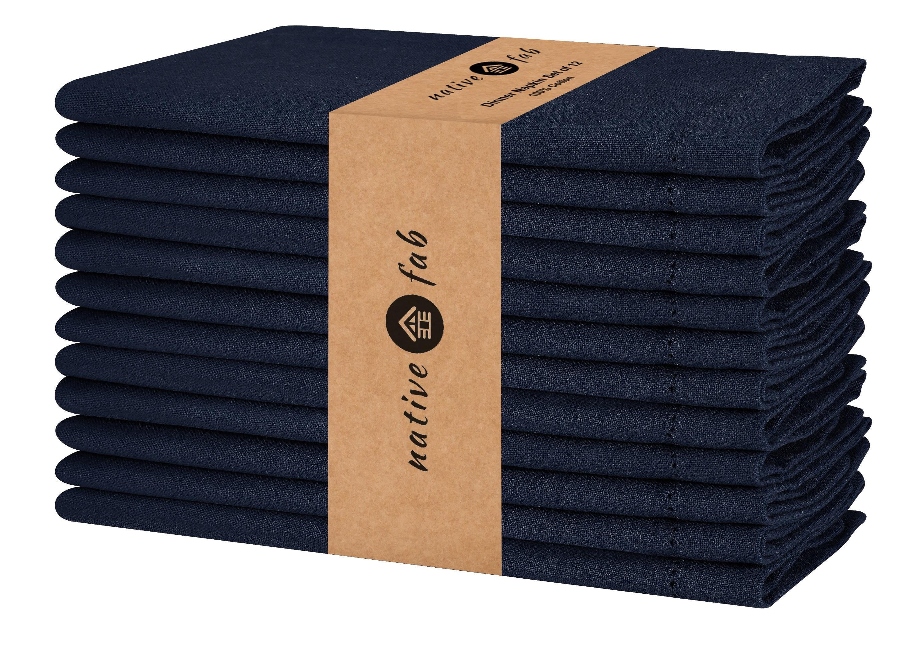 Navy Buffalo Check Napkin (Set of 6) - Walmart.com