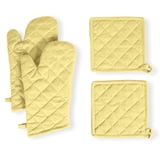 Native Fab Oven Mitts & Potholders Set, Quilted, Non-Slip Grip ...