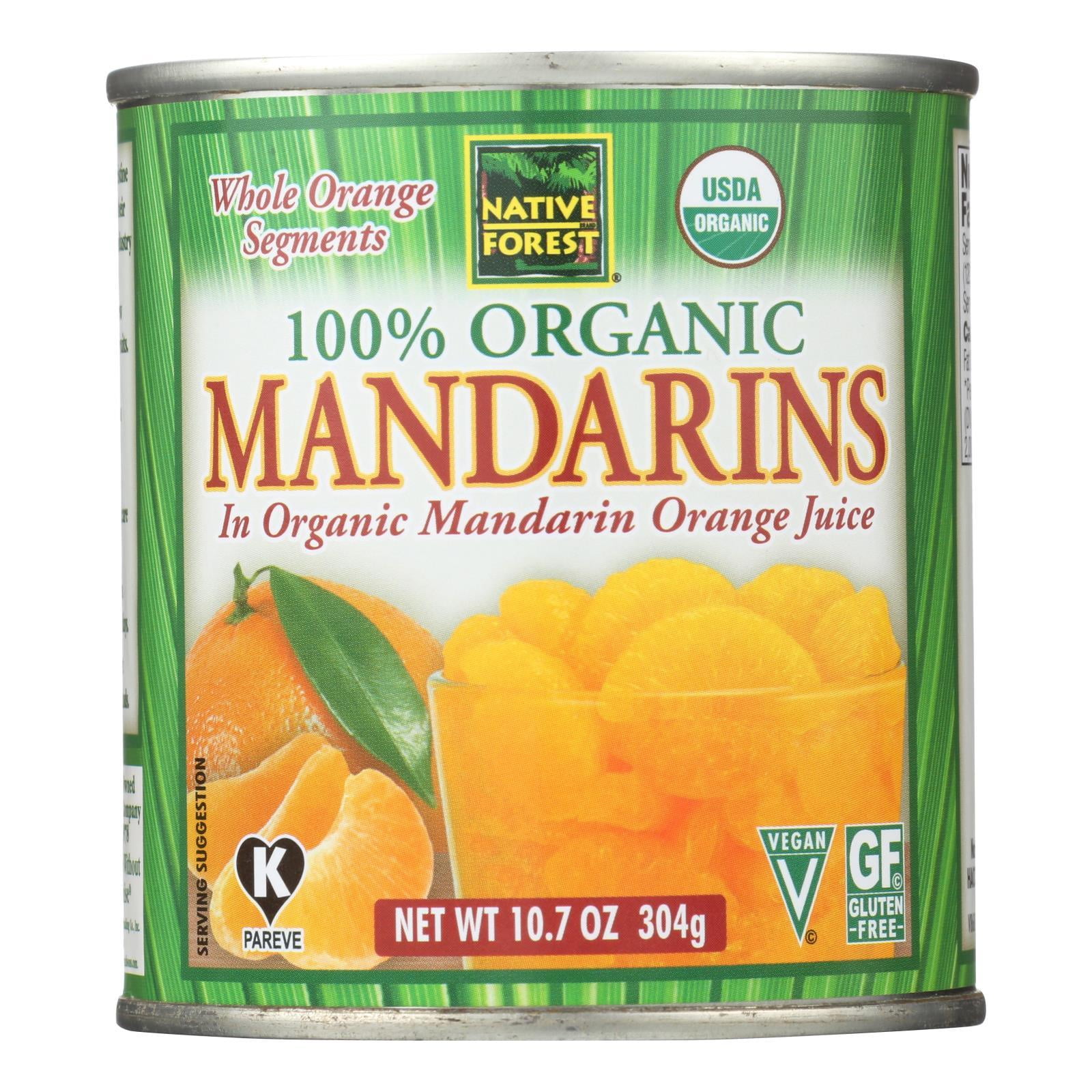 Native Forest Organic Mandarins, Whole Segments in Juice, Vegan, Kosher ...