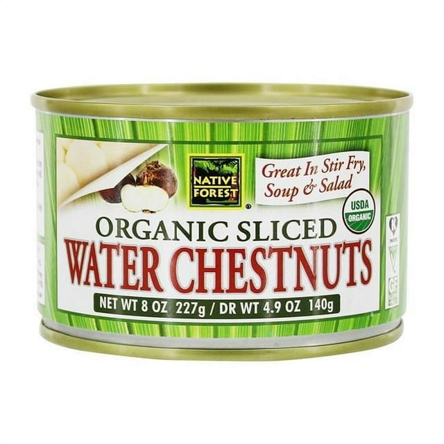 Native Forest Organic Sliced Water Chestnuts, Case of 6, 8 oz each ...