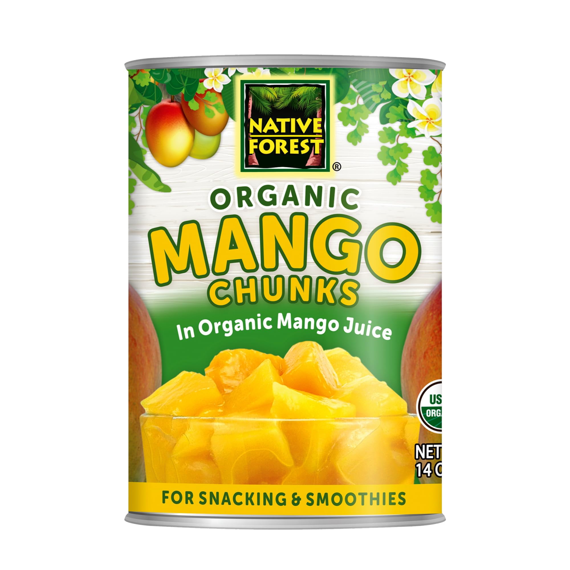 Native Forest Organic AJH3 Mango Chunks - Mango Canned, Mangoes, Mangos ...
