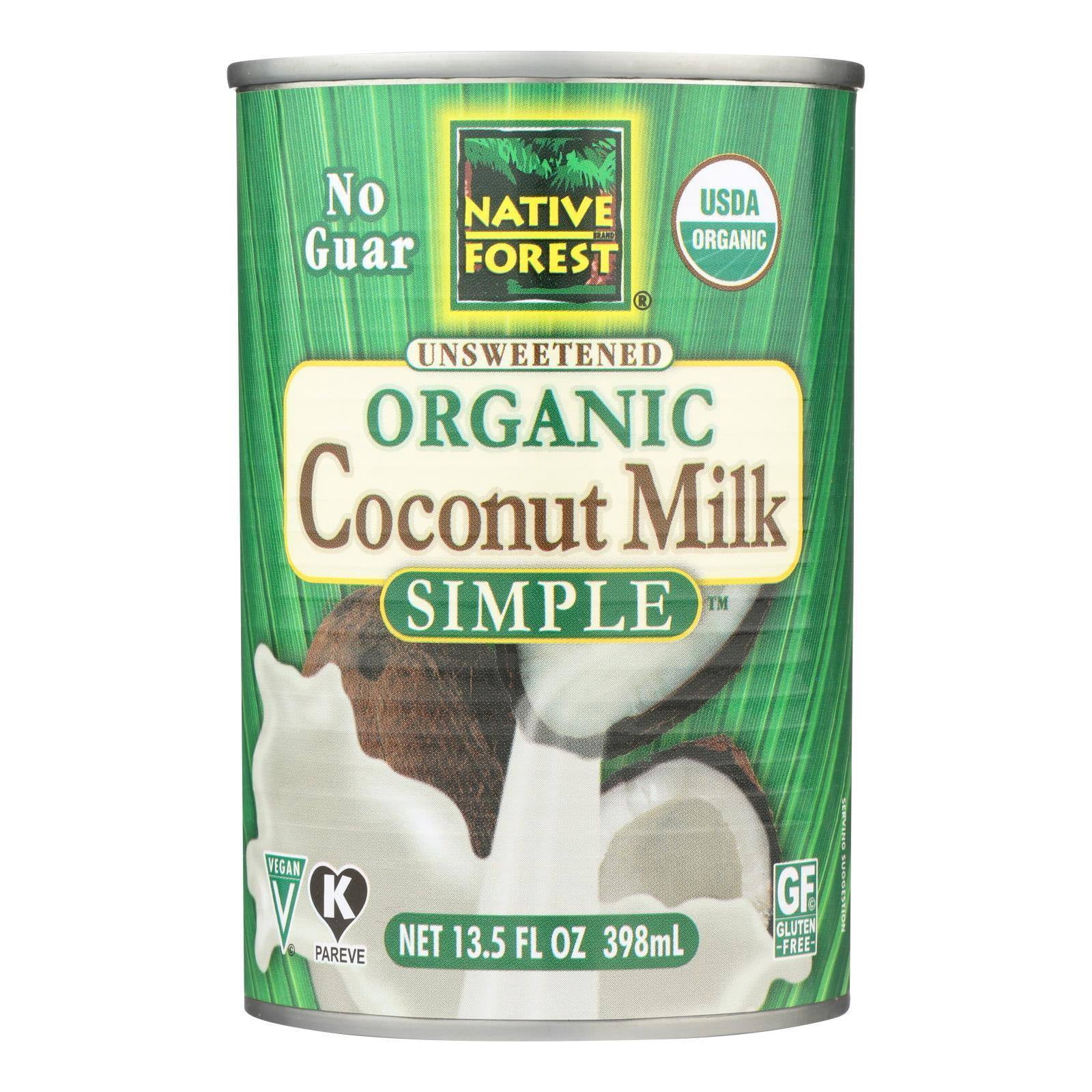 Native Forest Organic Coconut Milk - Pure and Simple - Case of 12 - 13. ...
