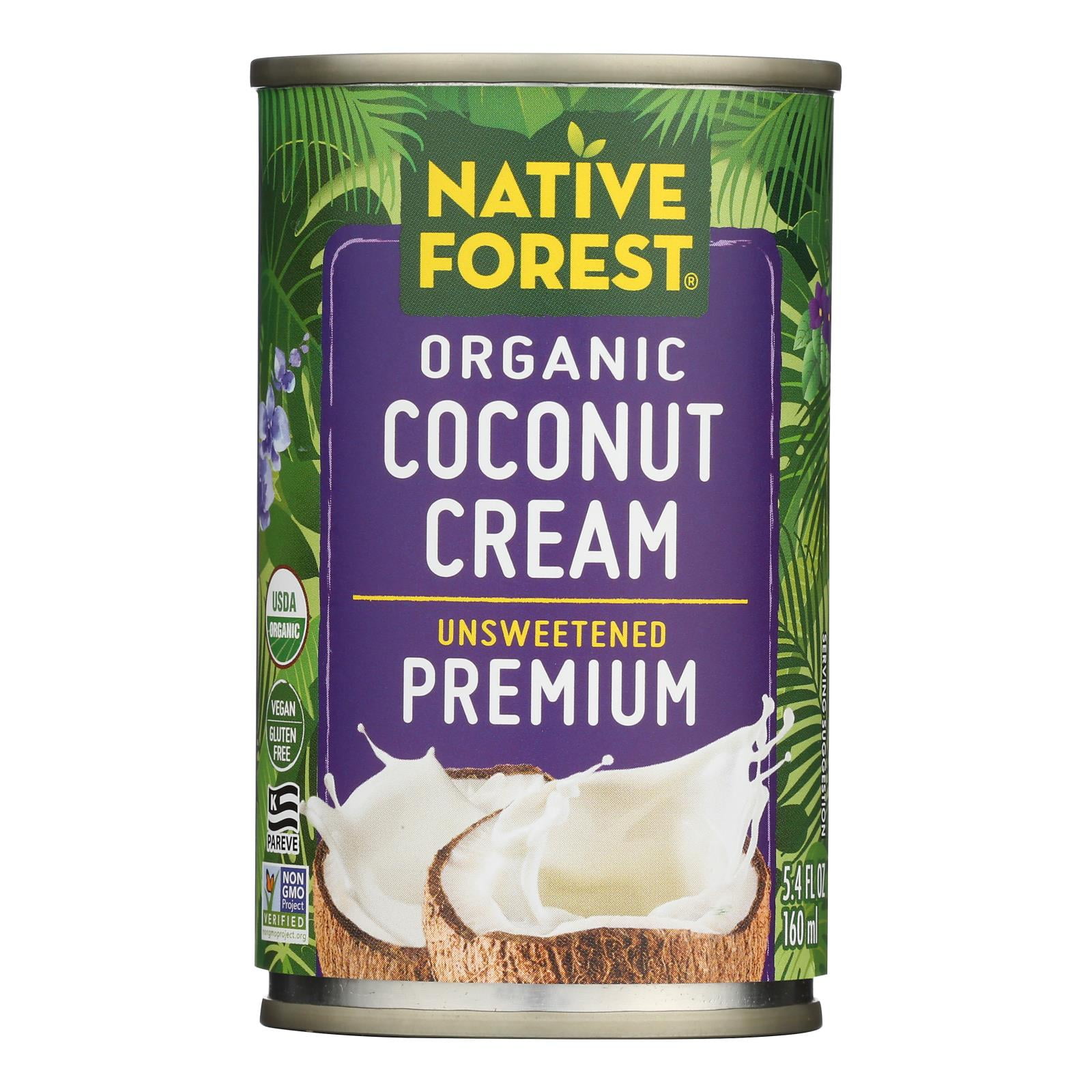 Native Forest Organic Cream Premium - Coconut - 5.4 Fl oz. (Case of 12 ...