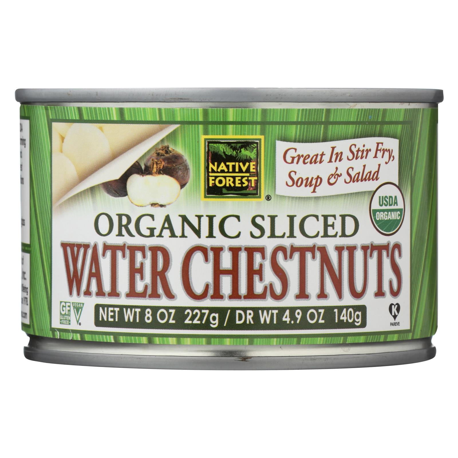 Native Forest Organic Sliced Water Chestnuts, 8 Ounce -- 6 per case ...