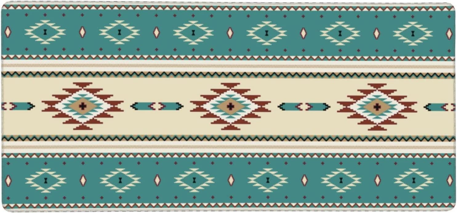 Native Indian Western Tribal Gaming Mouse Pad XL, Extended Stitched ...