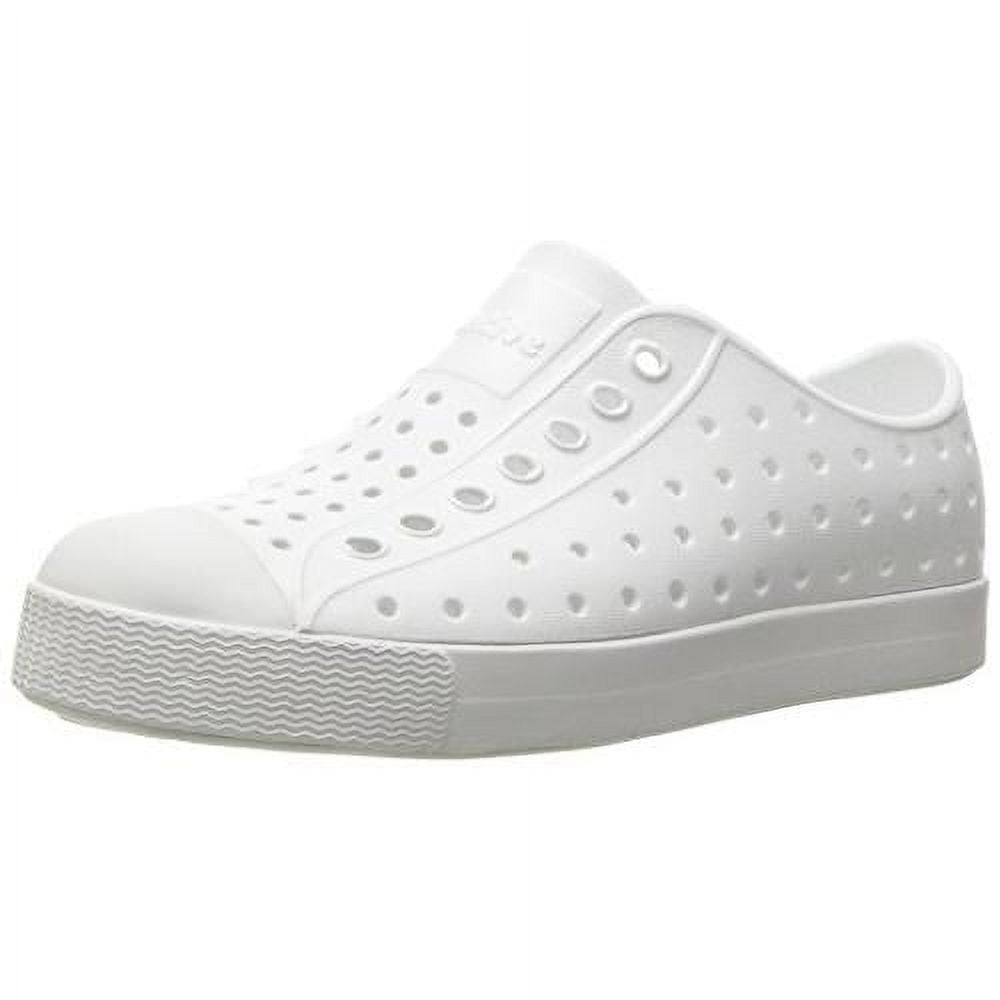 Native Jefferson Kids/Junior Shoes - Shell White/Shell White - J3 - Walmart.com