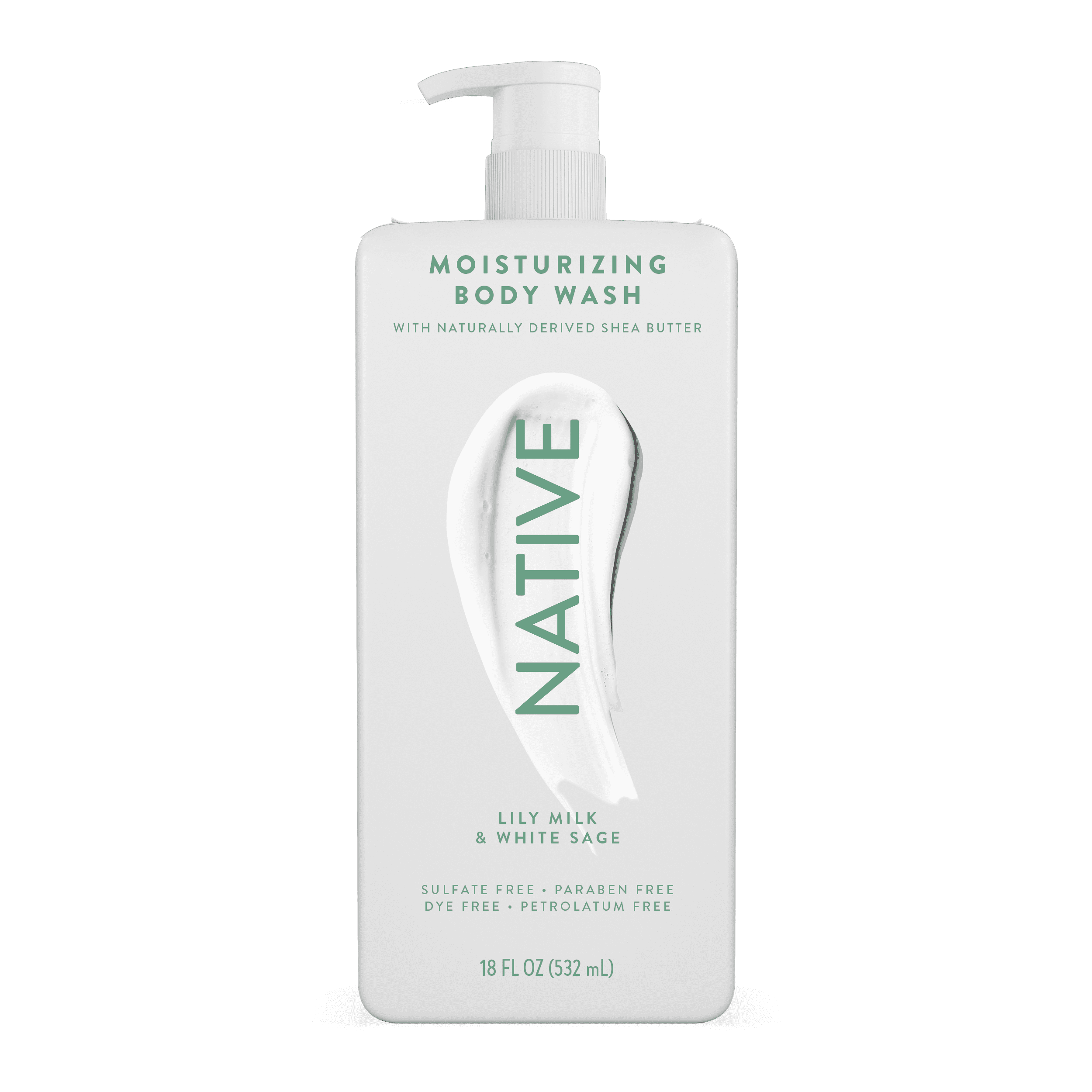 Native Lily Milk & White Sage Moisturizing Body Wash 18 oz - Walmart.com