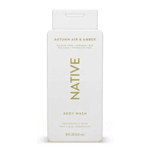 Native Limited Edition Body Wash - Autumn Air & Amber - Sulfate Free ...