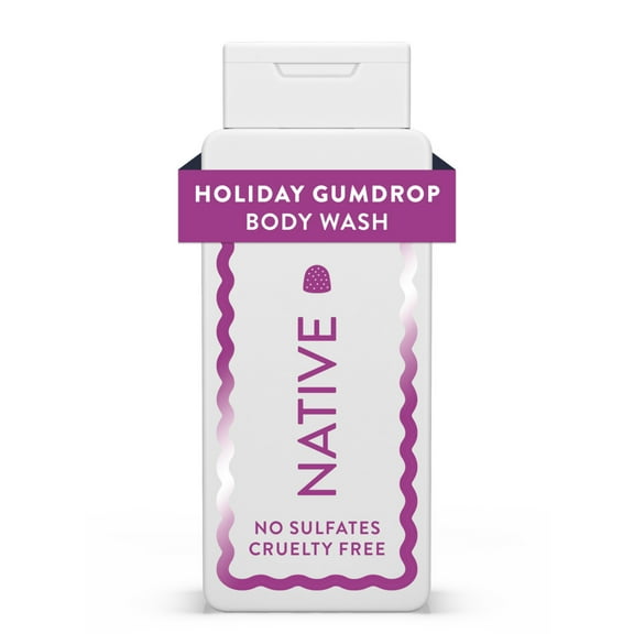 Native Limited Edition Sugar Cookie Body Wash, 18 oz, Holiday Scent ...