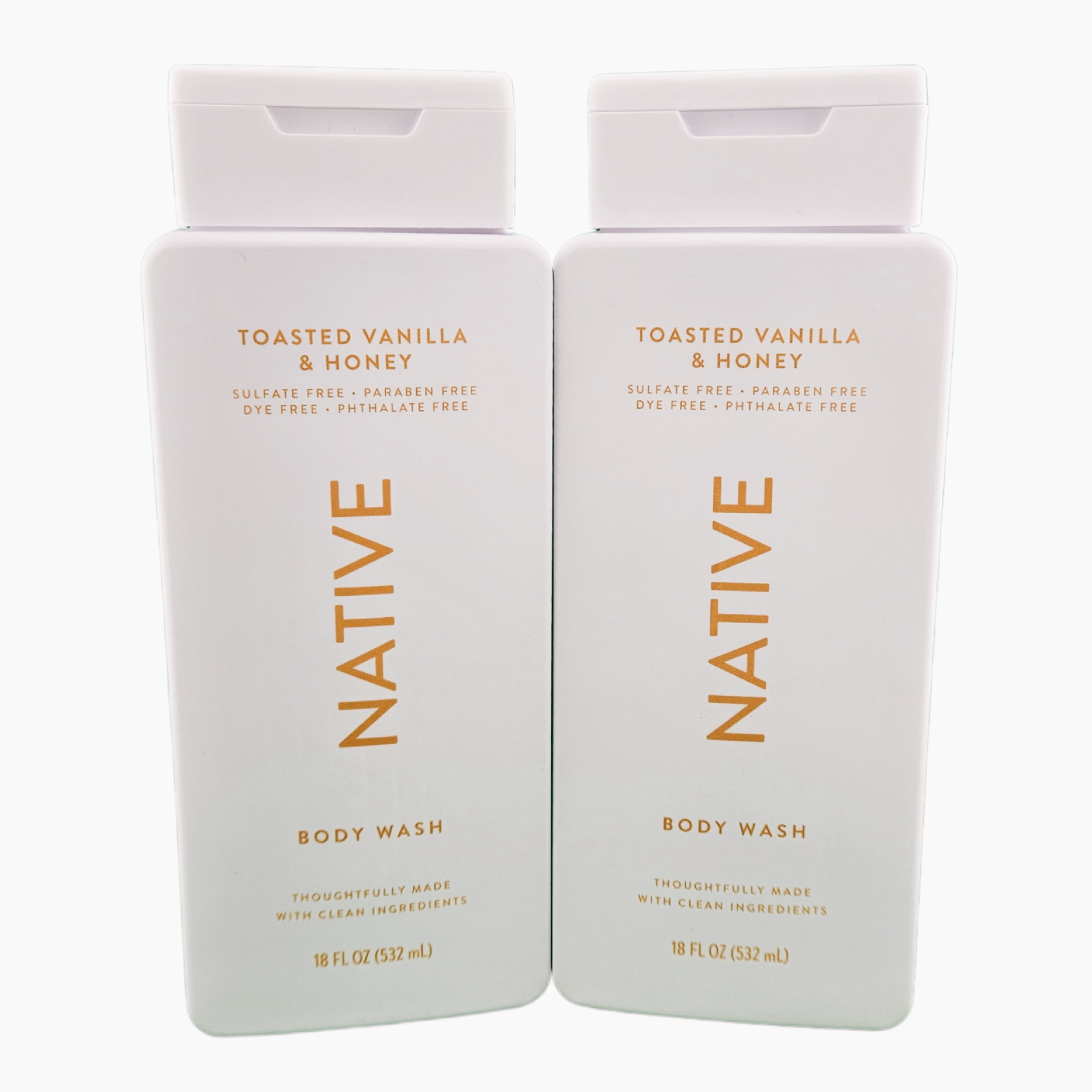 Native Limited Edition Body Wash - Toasted Vanilla & Honey - Sulfate ...
